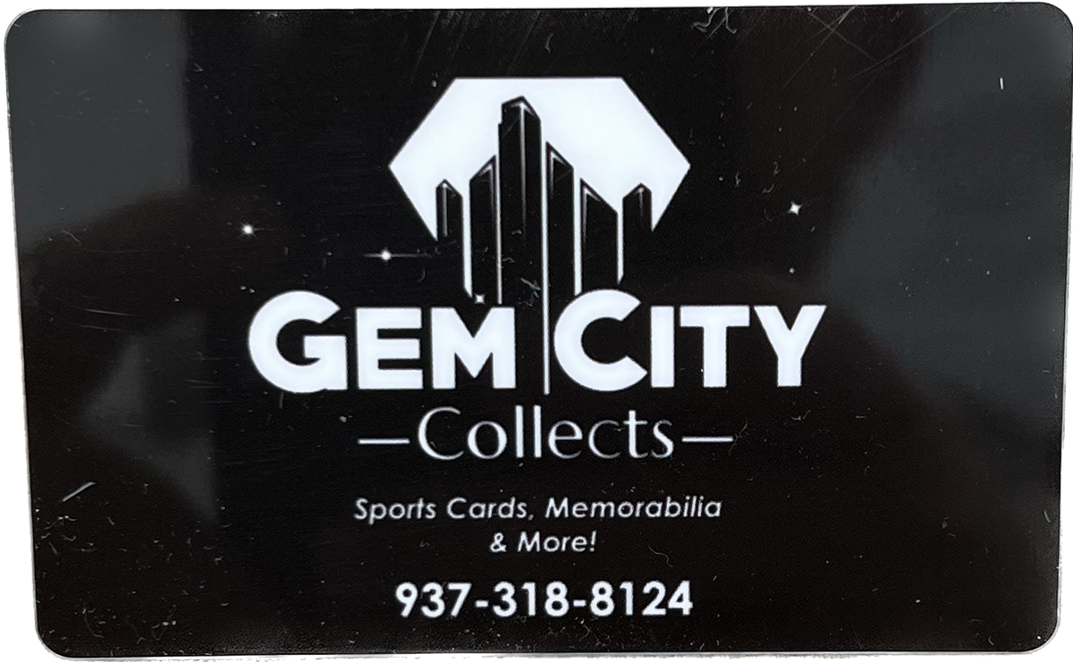 GEM CITY COLLECTS GIFT CARD – GEM CITY COLLECTS SPORTS CARDS & MEMORABILIA